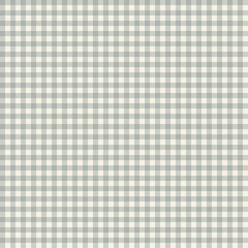 Heritage Gingham - Soft Blue Wallpaper | Removable Kids Room & Nursery ...