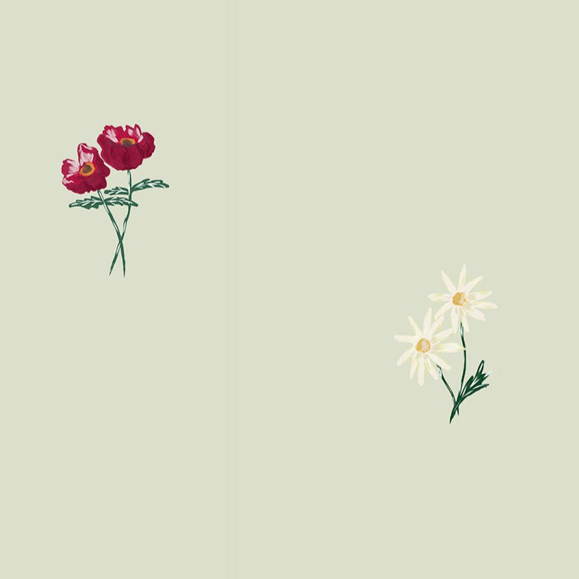 Lucy - Sage Wallpaper | Removable Kids Room & Nursery Wallpaper – In ...