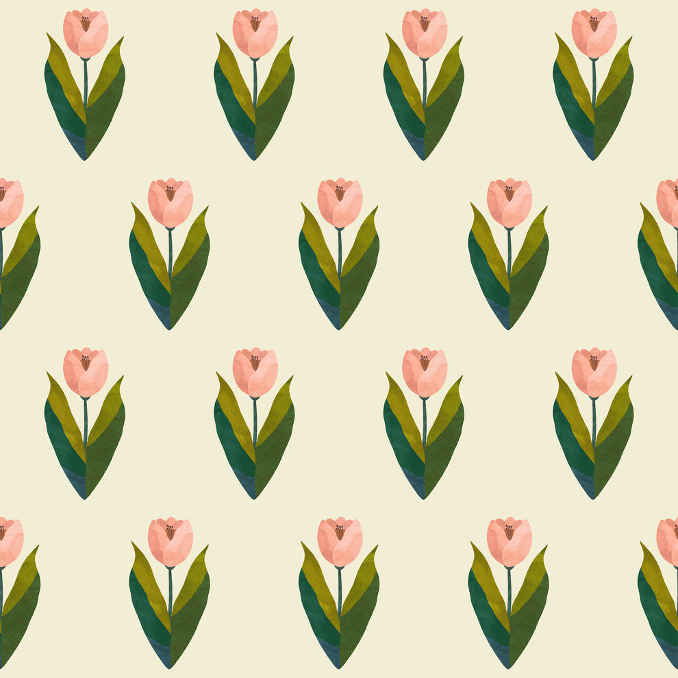 Paper Garden - Cream Wallpaper | Removable Kids Room & Nursery ...